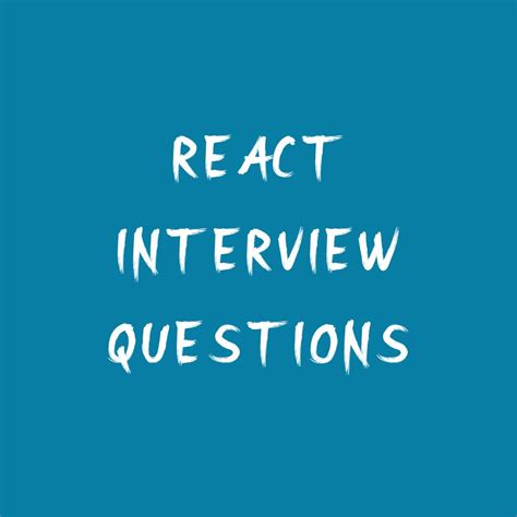 Aniket Kolekar On Linkedin Interviews React Javascript Reactinterview Reactjs