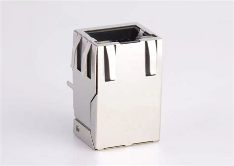 100 Base Cat5 Rj45 Shielded Connector Rj45 Female Jack With Signal Filter Factory Customized