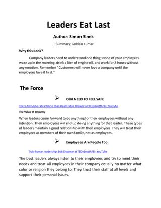 Leaders Eat Last Docx