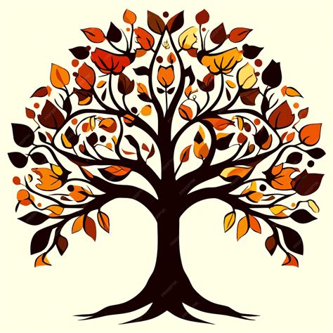 Tree Of Life Vector Illustration Flat 2 Premium Ai Generated Vector