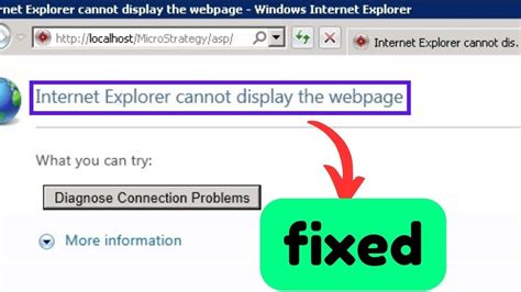 Internet Explorer Cannot Display The Webpage Youtube