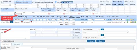 How To Send DRG Code In Institutional Claims PracticeSuite Help