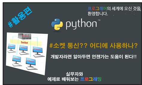 소켓통신 어디에 쓰나 파이썬 무료 강의