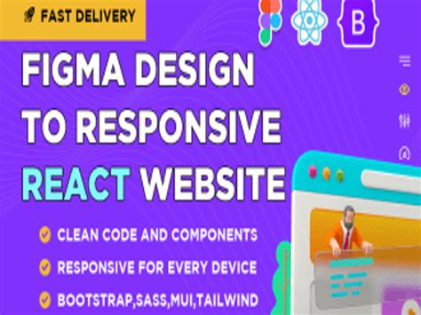 Converted Figma Design To Responsive React Website Upwork