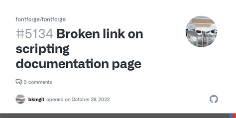 Broken Link On Scripting Documentation Page · Issue 5134 · Fontforge