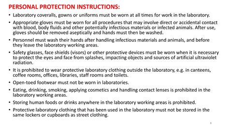 Lecture 3 Biosafety Levels 1 And 2pptx