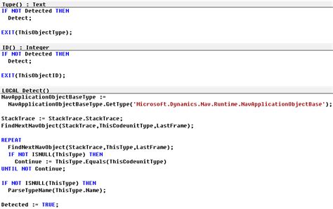 Detecting Current Object Type And Id Using Some Funky Net Interop