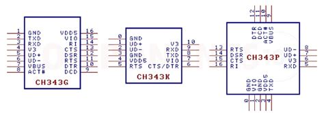 Ch343 Usb To Serial Converter Chip Features Pinout Applications