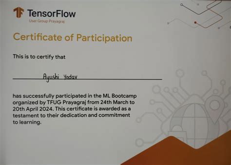 ayushi yadav on linkedin machinelearning tfugprayagraj continuouslearning