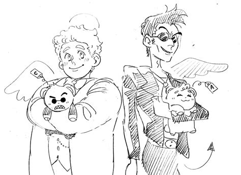 Pin By Ellie Livera On Funny Good Relationship Comics Good Omens Book Character Design