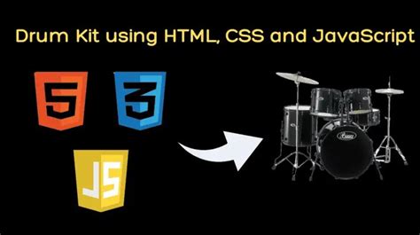drum kit using html css and javascript codewithcurious