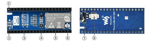 Sx1262 Lora Node Module For Raspberry Pi Pico Micro Robotics