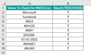ISNA Function In Excel Formula Examples How To Use