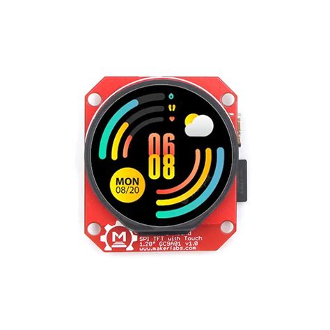 Matouch Round Spi Tft Display W Touch Feature 128 Inch Esp32 S3 Compatible Robotshop