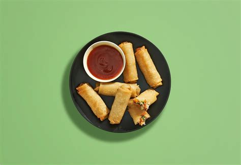 Vegetable Mini Spring Rolls Heat Eat Count Oz Tai Pei