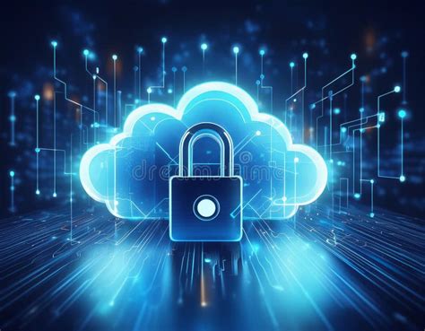 Digital Clock Cloud Computing With Secure Data Transfer Cybersecurity And Advanced Network