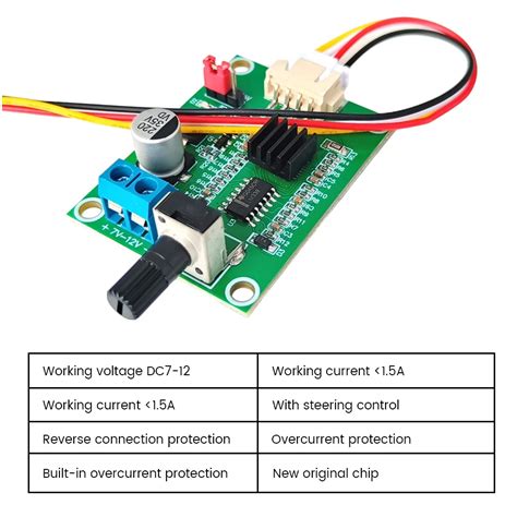 12v bldc motor driver speed control potentiometer knob unclewu tools