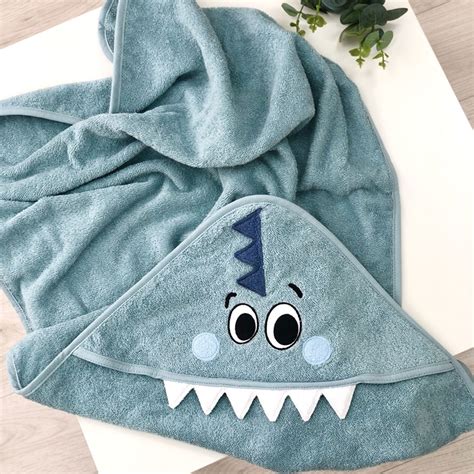 Рушник куточок Діно мятний Фабрика Дитячого Текстилю №1