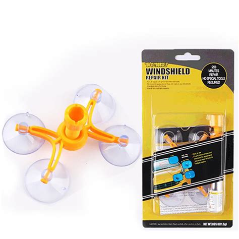 Forrude Reparationssæt Plast Gul Bil Bro Bil Fjern Grandado
