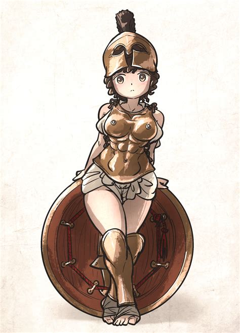 Ironlily Original Commentary Highres 1girl Armor Aspis Blush Boobplate Breastplate