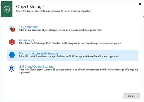 Veeam を使用して Azure にデータをバックアップする Azure Storage Microsoft Learn