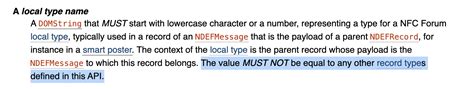 Local Types Need Some Prefix Of A Kind · Issue 375 · W3cweb Nfc · Github