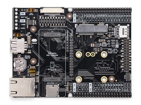 Portenta Mid Carrier Expansion Board For Portenta Modules — Arduino