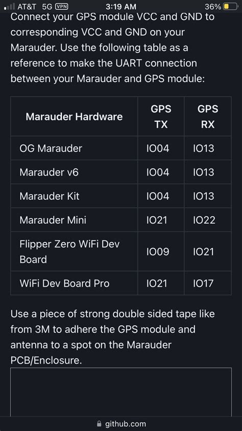 Gps On Marauder At A Esp32 Wroom 38 Pin Board Rflipperzero