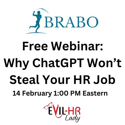 Free Webinar Why Chatgpt Wont Steal Your Hr Job — Improve Your Hr