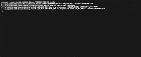 Partitioning Ubuntu Boot Error Devsda2 Clean Files Blocks And Acpi