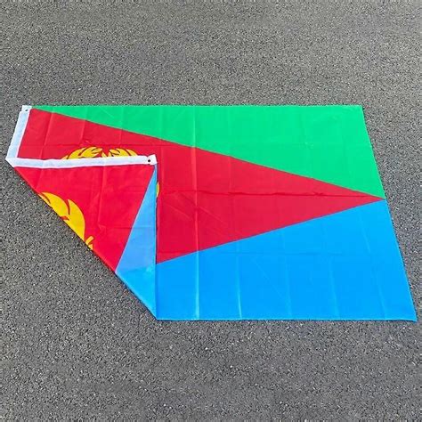 Aerlxemrbrae Custom Eritrea Flag Banner 90x150cm Polyester Hanging