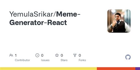 Github Yemulasrikarmeme Generator React