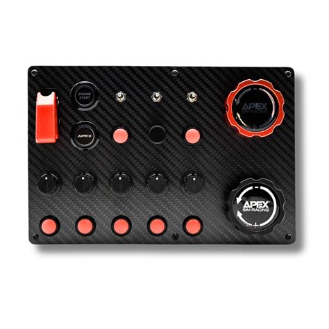 Downforce Sim Racing Button Box Yes Multi Apex Sim Racing Usa Stock Fast Shipping