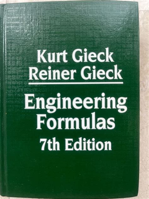 Engineering Formulas 7th Edition Textbook Hobbies And Toys Books
