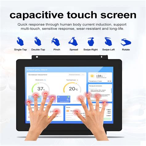 10 4 Inch Lcd Outdoor Waterproof Ip65 Embedded Industrial Control Panel Touch Screen Display