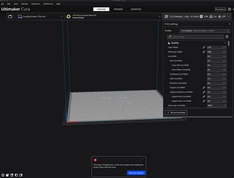 Thingibrowser Plugin Could Not Be Loaded At Startup · Issue 12696