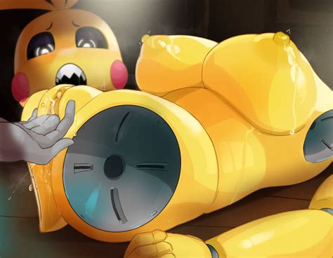rule 34 1girls 1robot big breasts black eyes black sclera blush