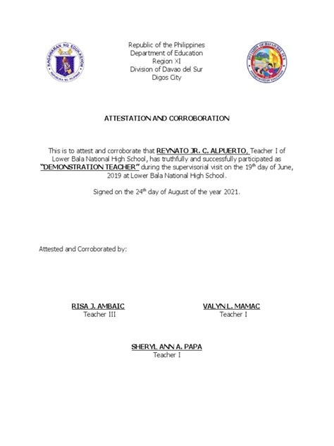 Attestation Demo Pdf