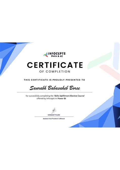 Certificationachievement Dataanalysisskills Powerbi Saurabh Borse