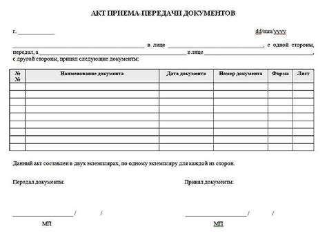 Передаточный акт ключевой документ при заключении сделок