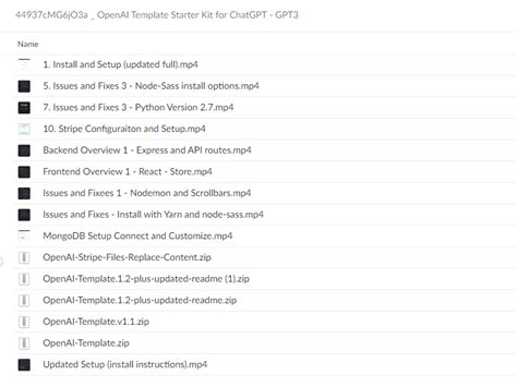 Openai Template Starter Kit For Chatgpt Gpt3 Free Download