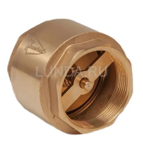 Обратный клапан с латунным штоком Arrowhead купить от 390 руб Lunda резьбовые обратные клапаны