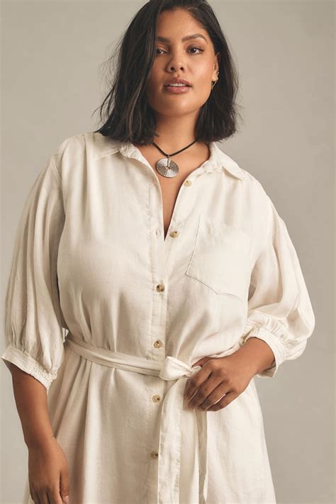 Maeve의 아이린 리넨 셔츠 드레스 앤트로폴로지 한국 공식 스토어 유니크한 여성 패션 및 라이프스타일 편집샵 200개이상의 프리미엄 브랜드 여성 의류 액세서리