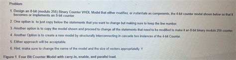 problem 1 design an 8 bit modulo 256 binary