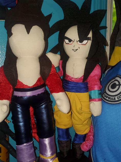 Made My Own Ssj4 Plush Vegeta And Gogeta Soon To Come R Dbzcu