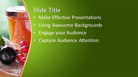 Free Jam PowerPoint Template Free PowerPoint Templates