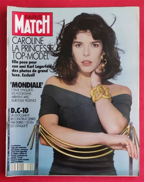 Paris Match N°2142 Juin 1990 Caroline De Monaco Topmodel Mondial Foot D
