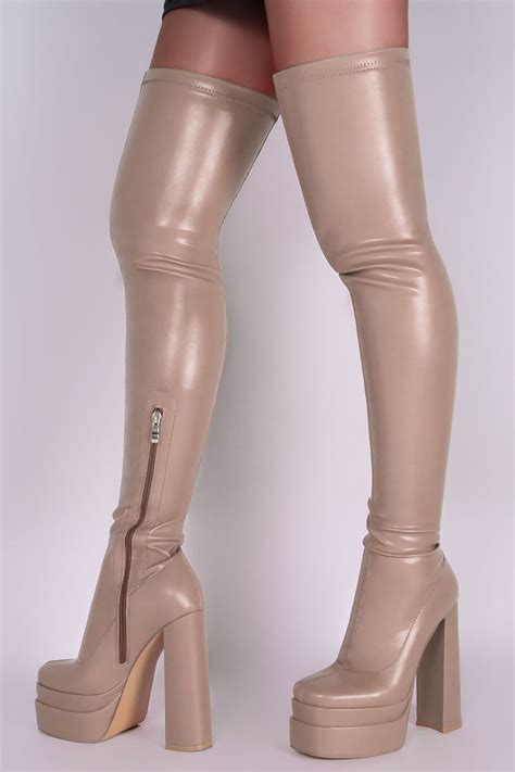 Brown High Heel Boots