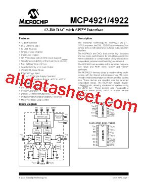MCP T ESL Datasheet PDF Microchip Technology