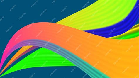 Premium Vector Green Gradient Line Shape Background Abstract Eps Vector